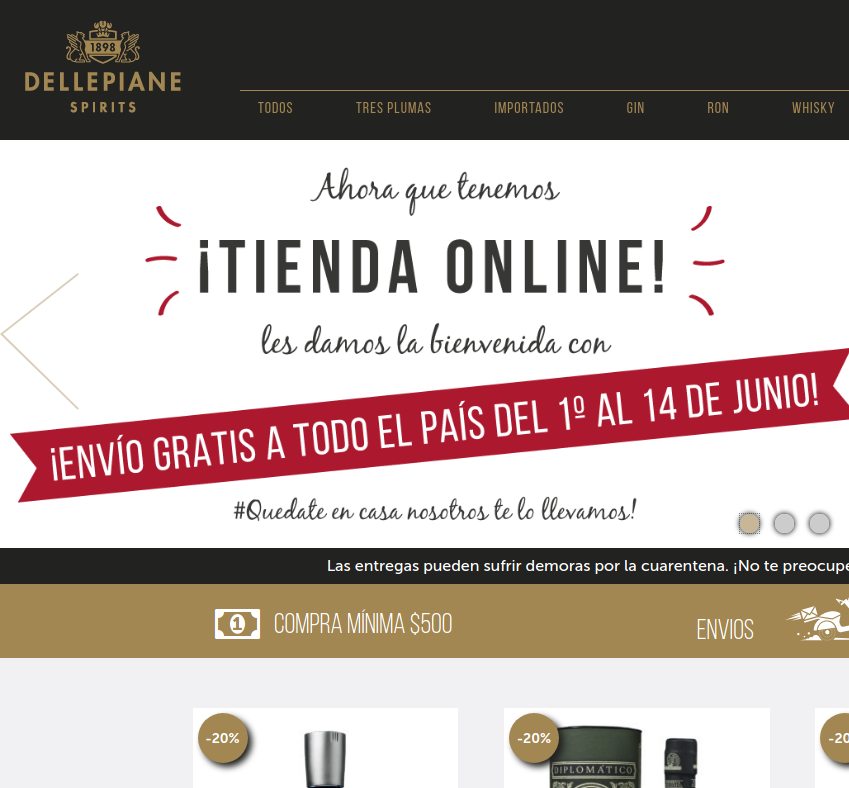 Dellepiane Spirits anunció el lanzamiento de su tienda online - Buenos ...